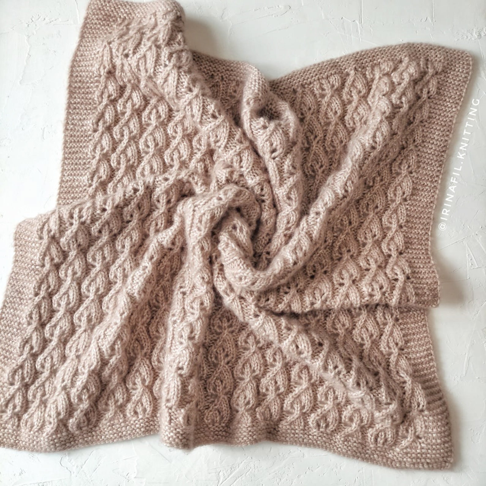 Knitting Pattern Baby Blanket, Knitting Pattern for Baby, Knitted ...