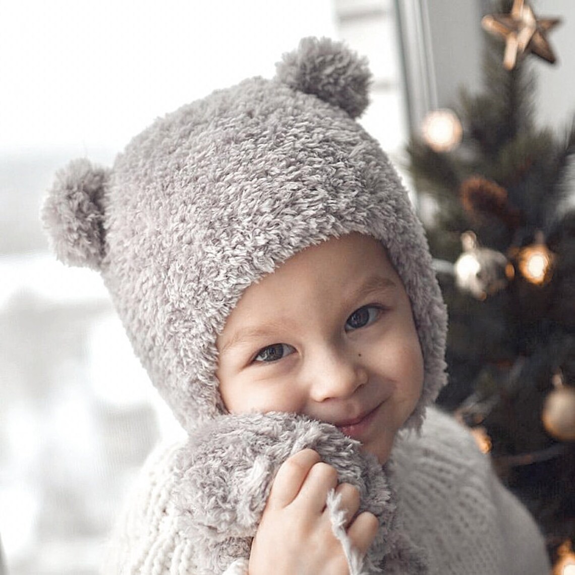 Knitting Pattern Baby Hat, Teddy Bear Hat, Baby Bear Hat, Baby Winter ...