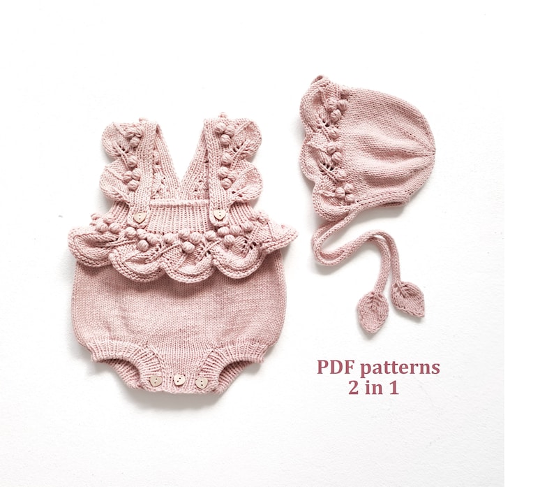 Knitting Patterns for Baby Set of Patterns 2 in 1 Knit - Etsy