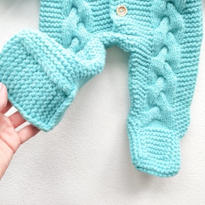 SET of Knitting Patterns for Baby 3-6 Months, 2 in 1, Baby Bunny Romper ...