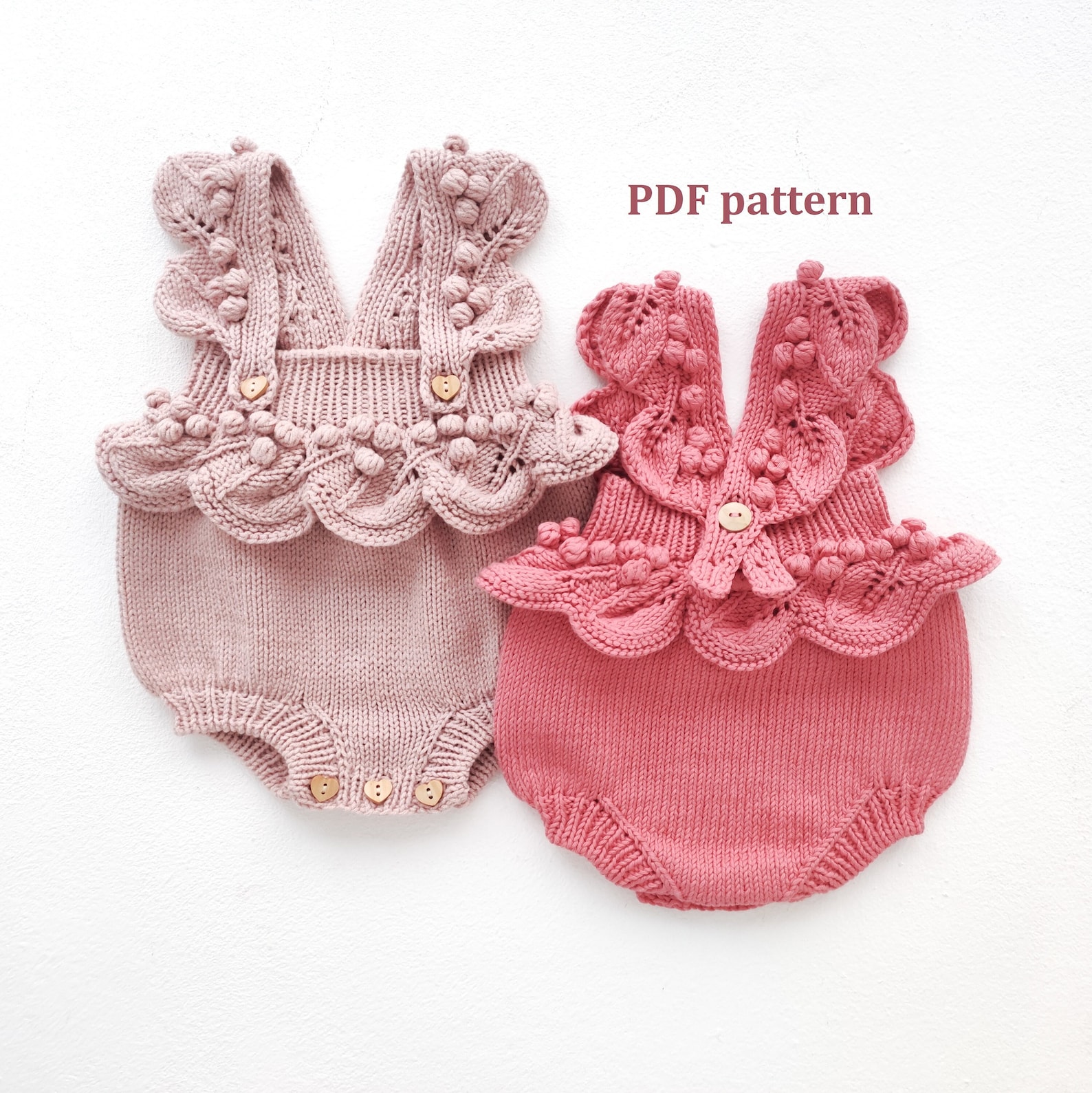 Baby Romper Knitting Pattern Knitted Body Knit Bodysuit - Etsy