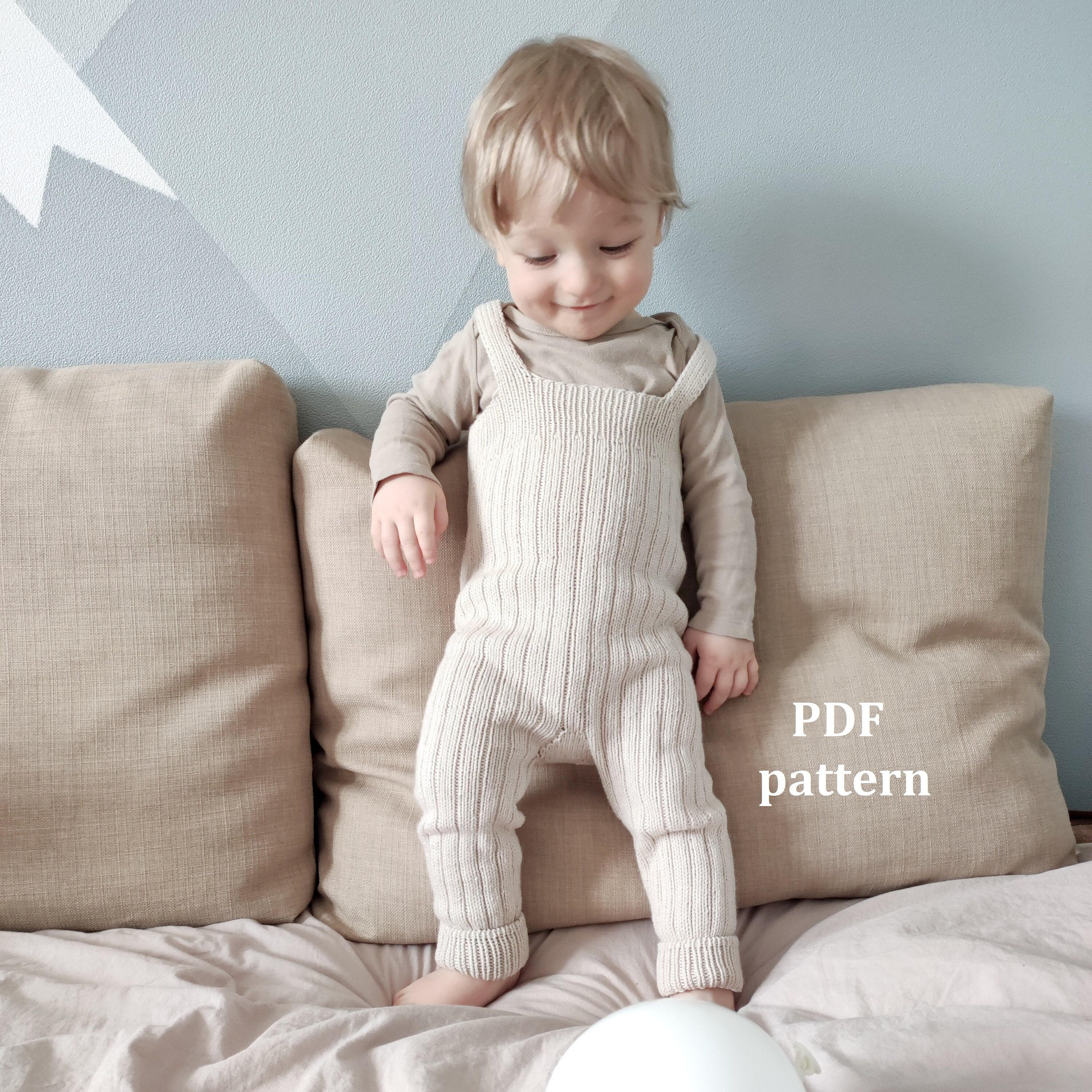 Knitting Pattern Baby Romper, Knit Pattern for Baby, Baby Boy Romper ...
