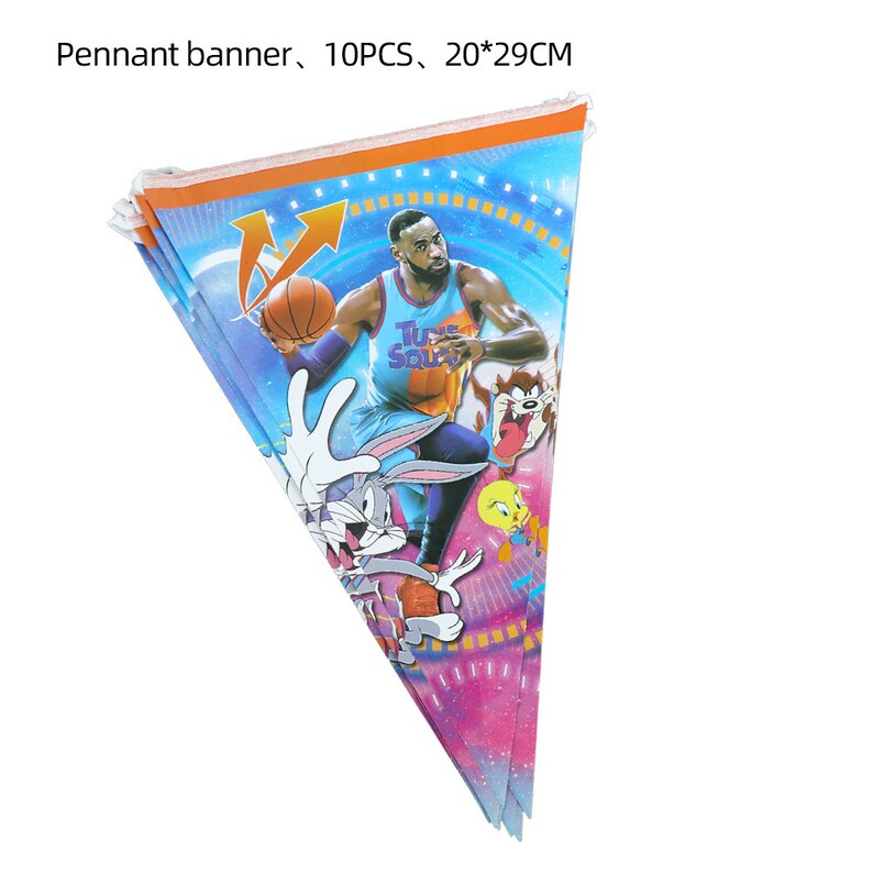 SPACE JAM Party Supplies Decoration, Plates, Cups Napkins Party ...