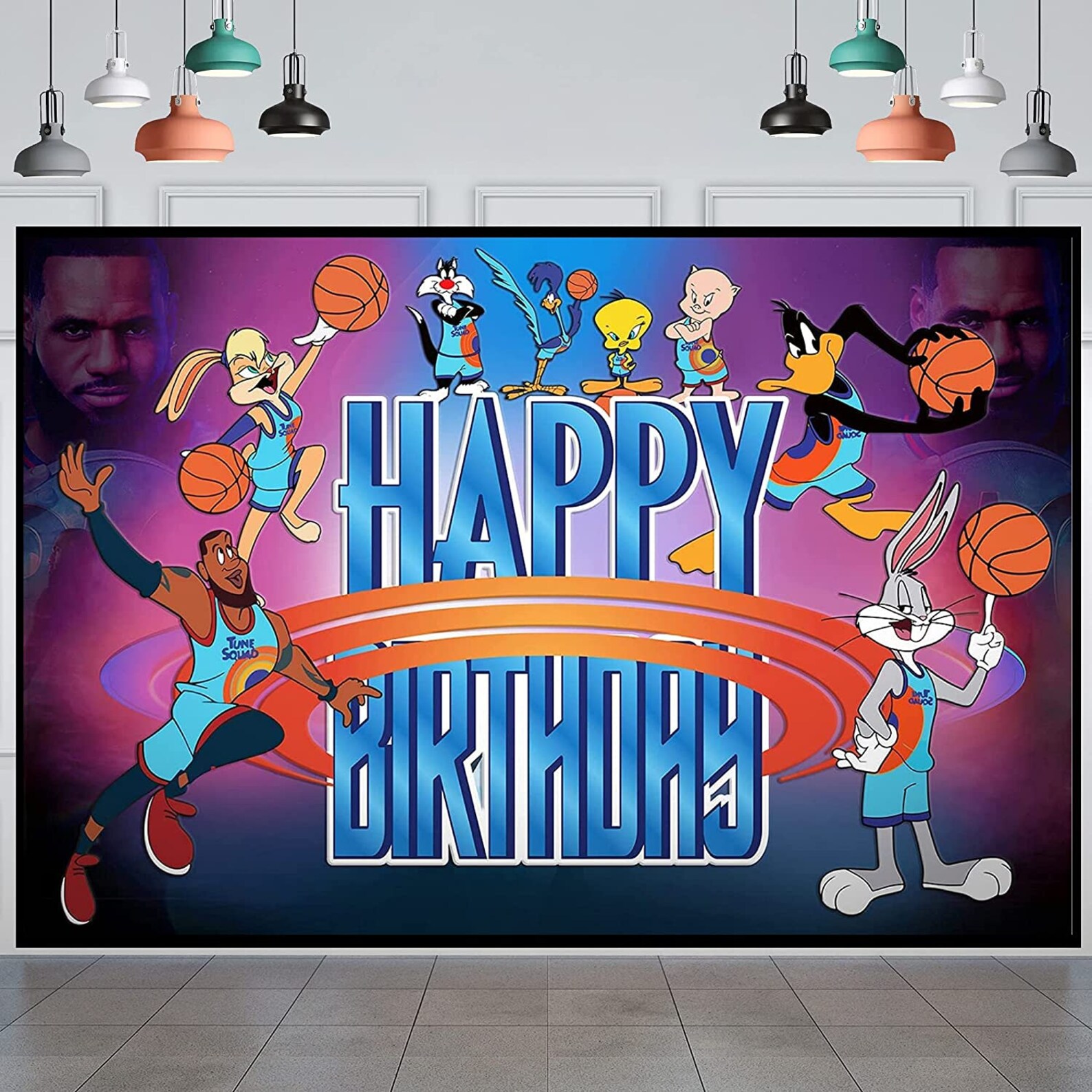 SPACE JAM Party Supplies Decoration, Plates, Cups Napkins Party ...