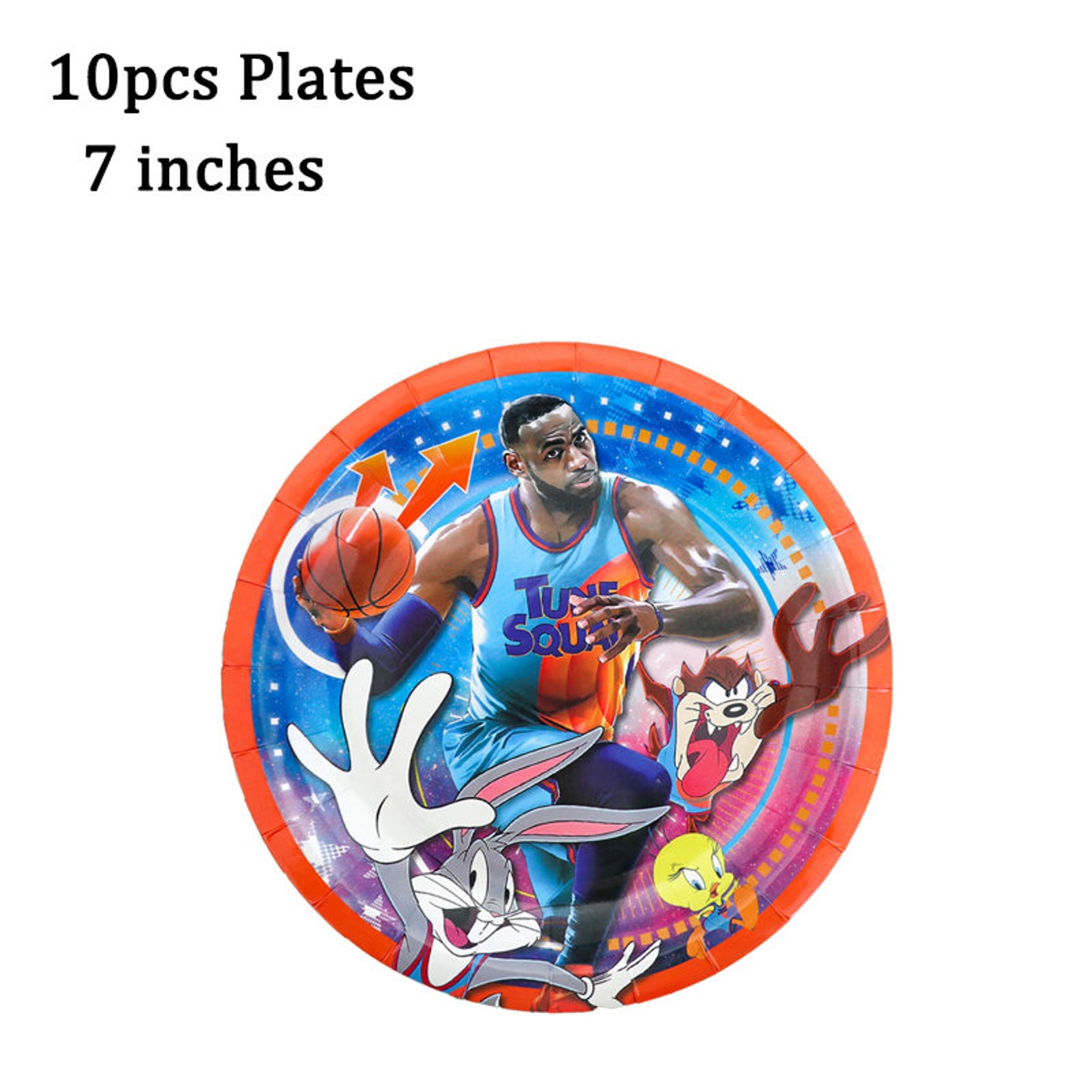 SPACE JAM Party Supplies Decoration, Plates, Cups Napkins Party ...