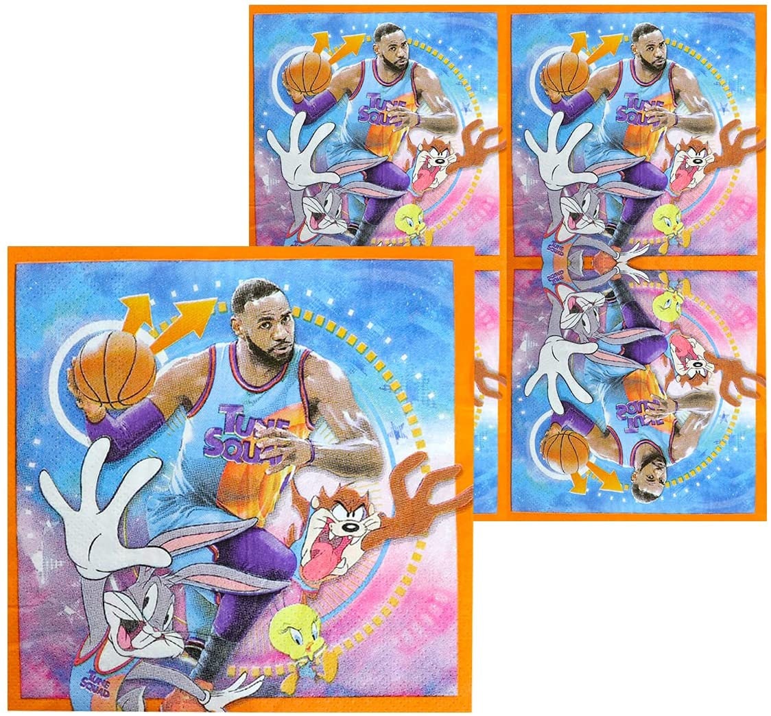 SPACE JAM Party Supplies Decoration, Plates, Cups Napkins Party ...