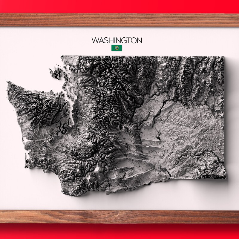 Washington State Art - Etsy