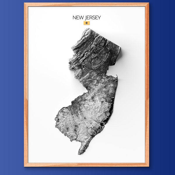 Stl File New Jersey Terrain - Etsy