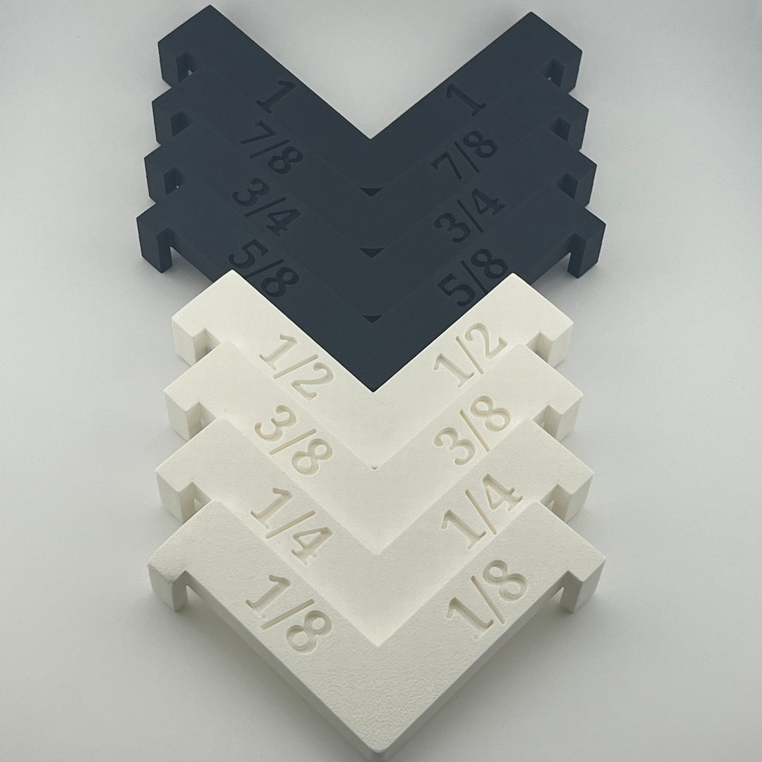 Set of Corner Radius Jigs, 1/8 In. Increments, Great for Woodworking ...