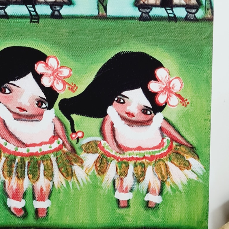 Wall Art Print Guam Inspired Chamoru Chamorro Folk Art Series little ...