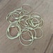 Stainless Steel Wire Rings Luggage Tag Rings Wire Rope Keyrings Bulk ...