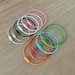 Stainless Steel Wire Rings Luggage Tag Rings Wire Rope Keyrings Bulk ...