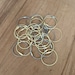 Stainless Steel Wire Rings Luggage Tag Rings Wire Rope Keyrings Bulk ...