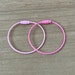Stainless Steel Wire Rings Luggage Tag Rings Wire Rope Keyrings Bulk ...