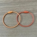 Stainless Steel Wire Rings Luggage Tag Rings Wire Rope Keyrings Bulk ...