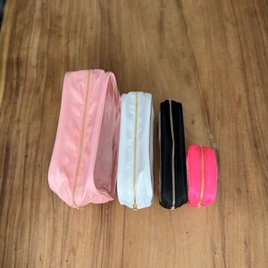 Clear Bags for Letter Patches | Initial Makeup Bags | Cosmetic Bag ...