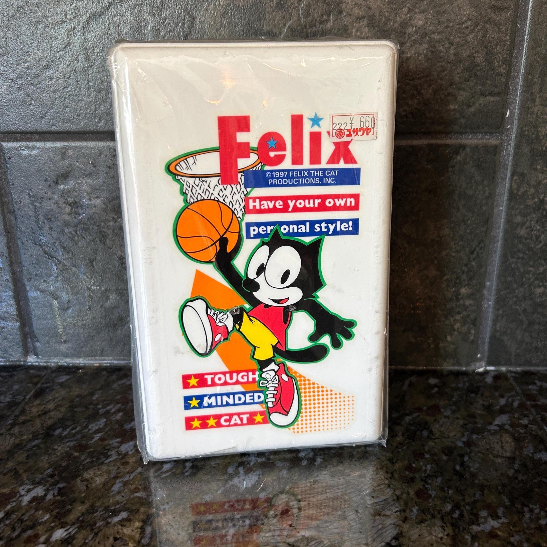 Vintage Felix the Cat Storage Box With Tray: Basketball Cat Lover Gift ...