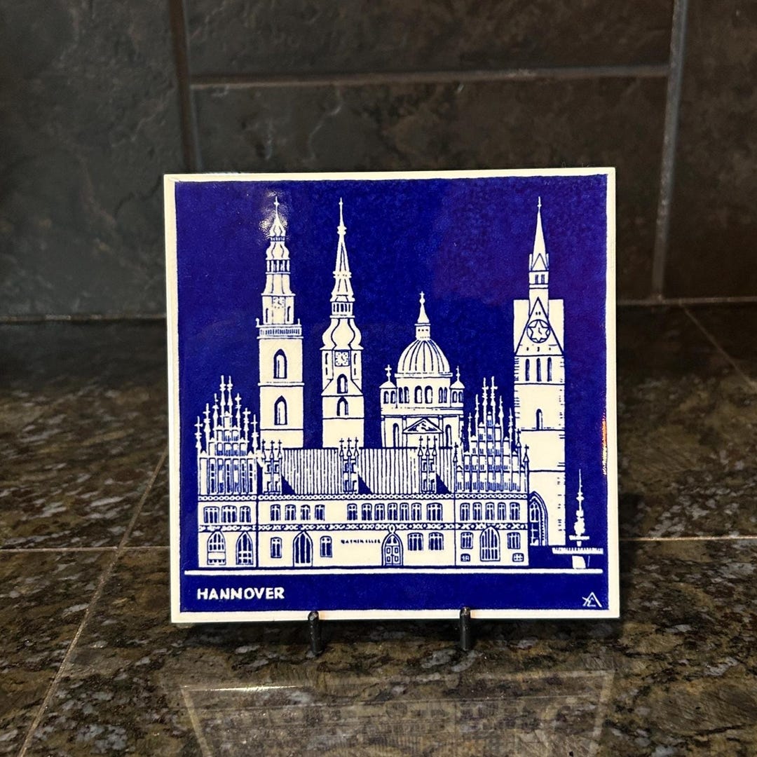 Decorative Tile: Alfred evers Hannover, German Ceramic Art ...