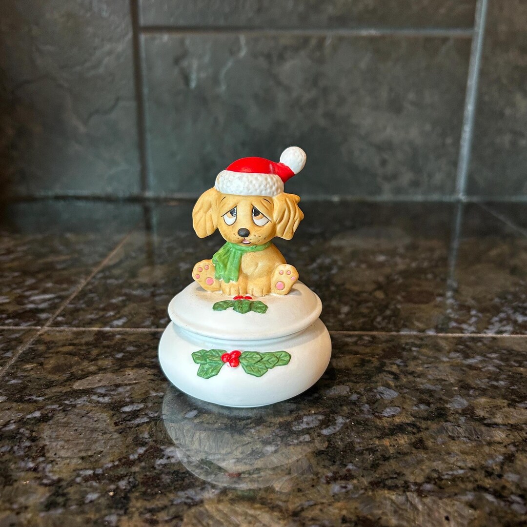 Vintage Lund Lites Puppy Dog Candle: Bisque Porcelain (2.75"x2.25") - Etsy