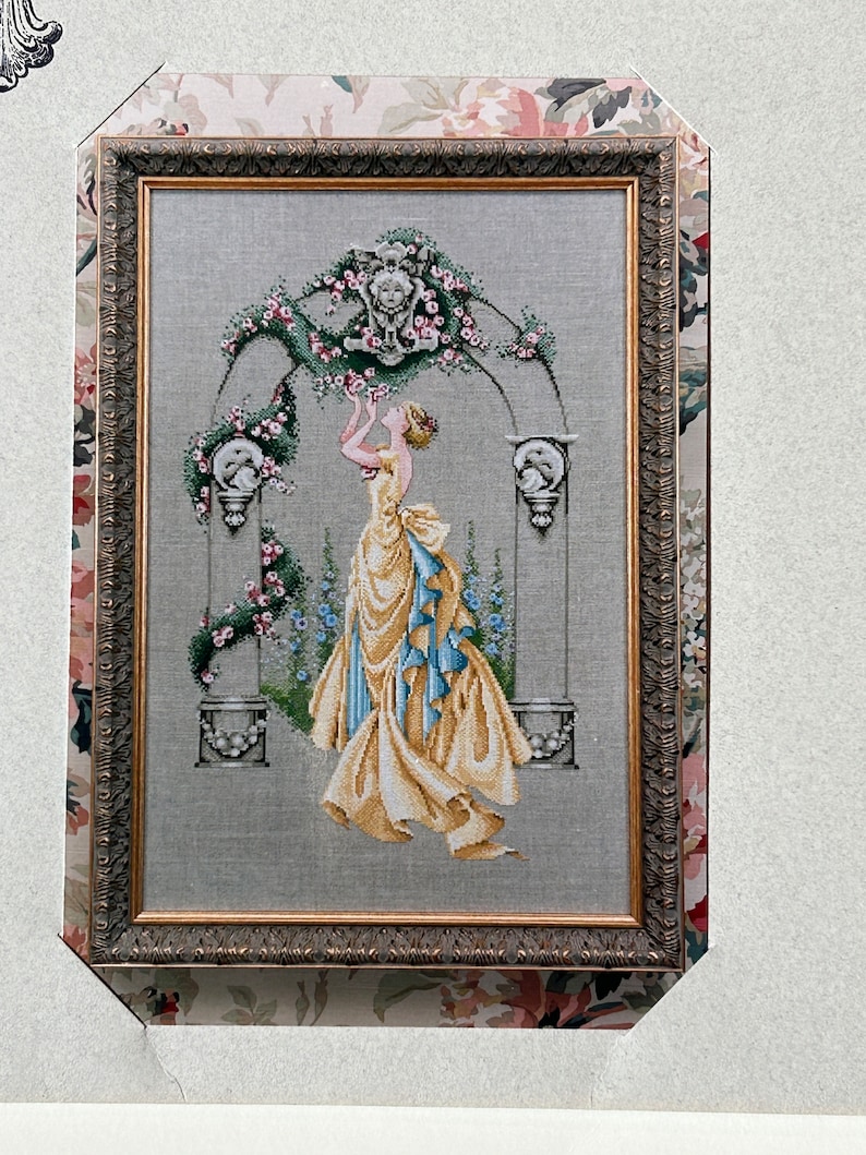 Mirabilia the Rose of Sharon and Rose Arbor Cross Stitch Chart,detailed ...