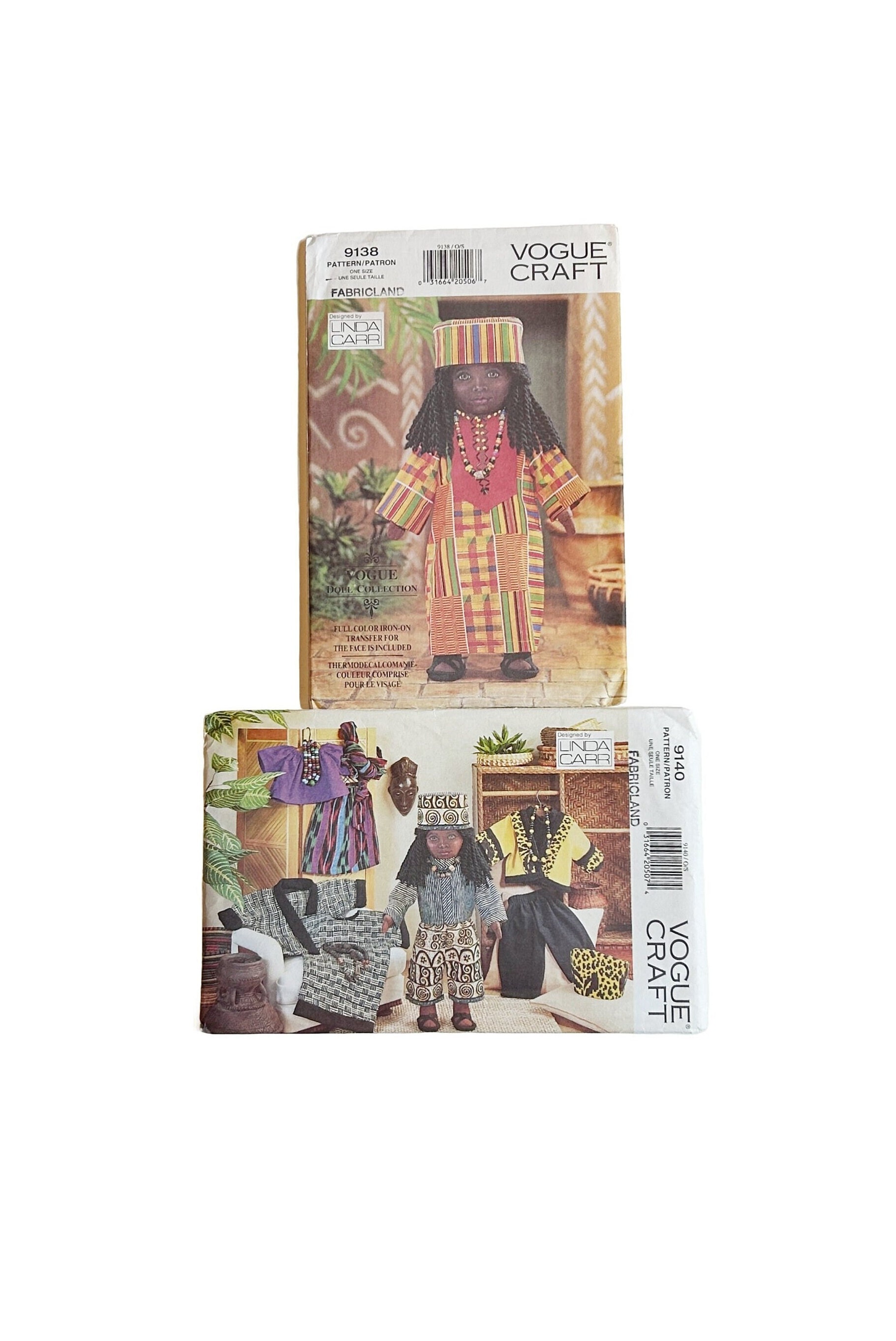 Vogue Craft 18 Inch African Doll Pattern 9138 African Doll Clothes ...