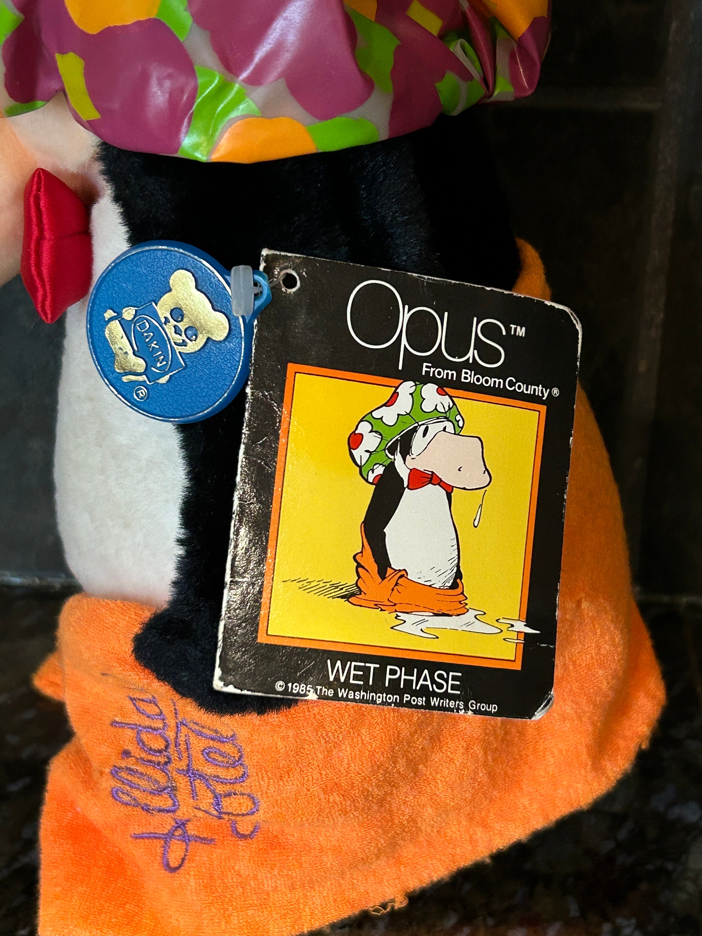 1985 Dakin 10 Opus Plushie From Bloom County With Original Tags,penguin ...
