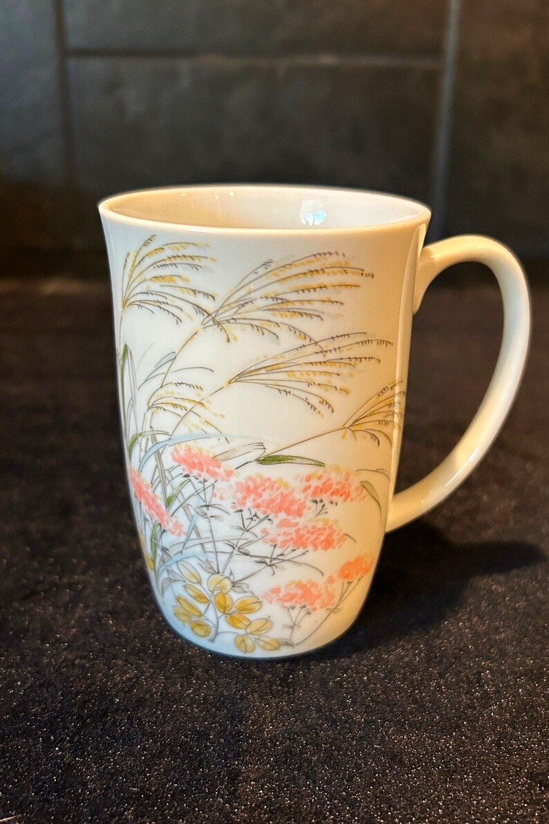 Vintage Takahashi Coffee Mugs – Pastel Floral Porcelain Set (set of 5 ...