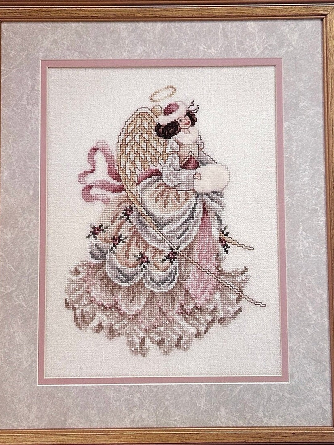 Janlynn Snow Angel Cross Stitch Kit,detailed Cross Stitch,modern Cross ...