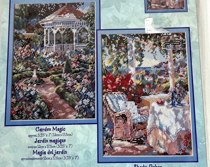 Bucilla Garden Magic Shady Arbor Petit Point Needlepoint Kit 4843 ...