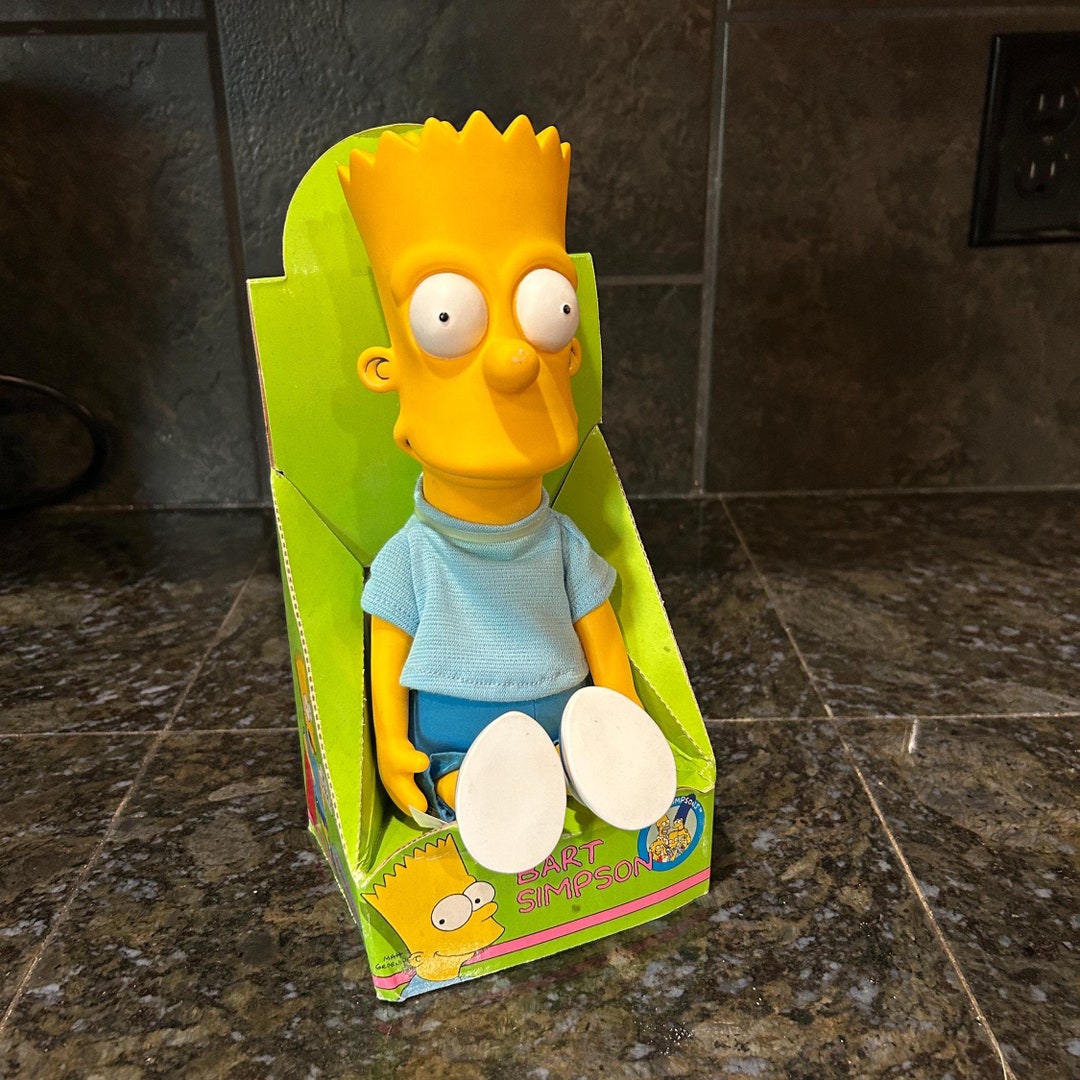 1990 Bart Simpson Doll-11 New on Packaging-vinyl Head Plush Body,the ...
