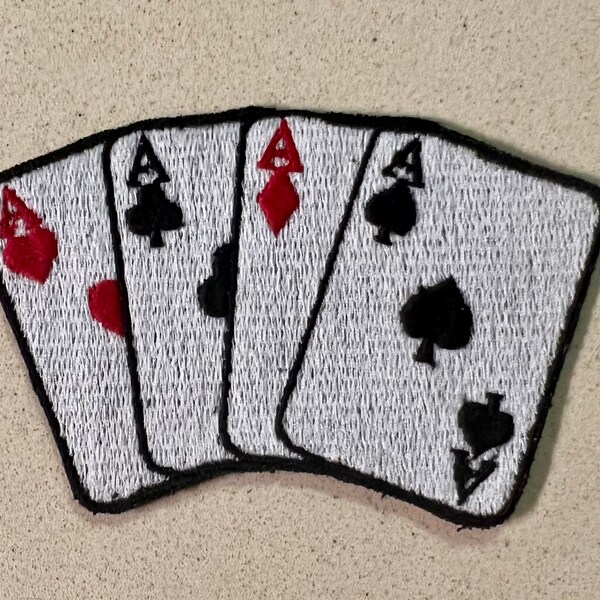 Iron Four Aces Patch - Etsy