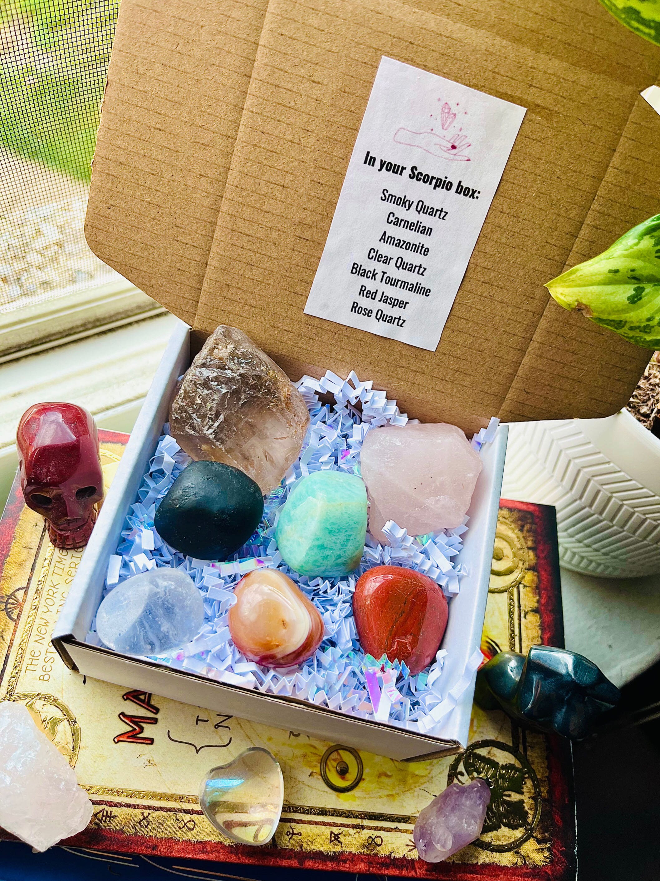 SCORPIO CRYSTAL BOX!!! Scorpio Birthday Gift, Scorpio Custom Assortment ...