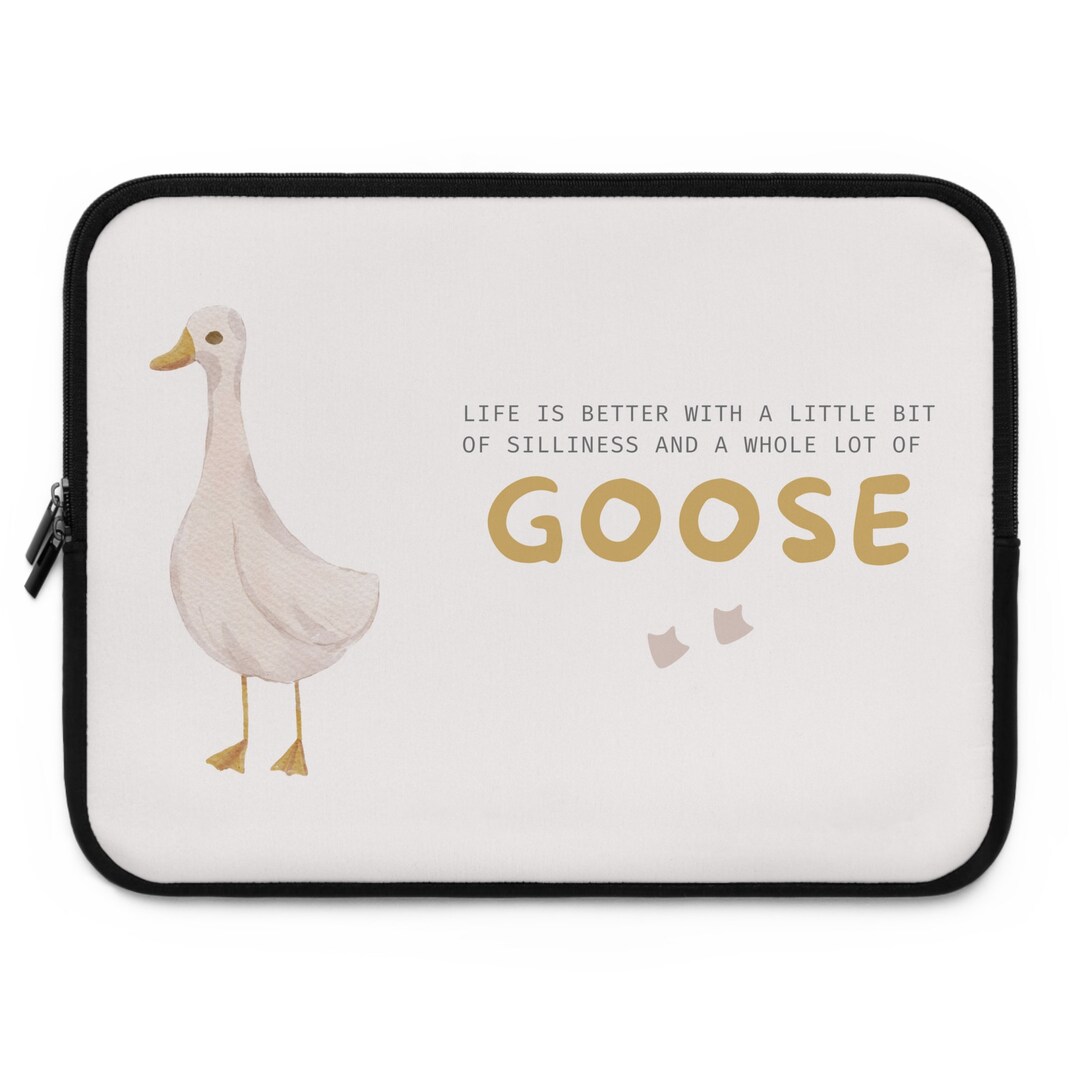 Cute Laptop Case Laptop Pouch Goose Laptop Sleeve MacBook - Etsy