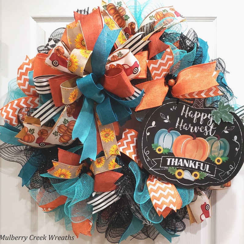 Turquoise Wreath - Etsy