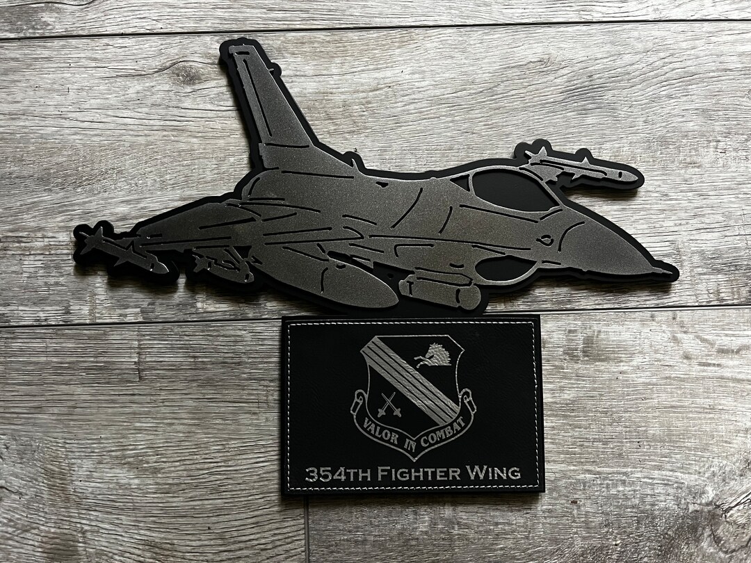 F-16 Falcon Plaque / Award / Retirement Gift Wall Art Engraved - Etsy