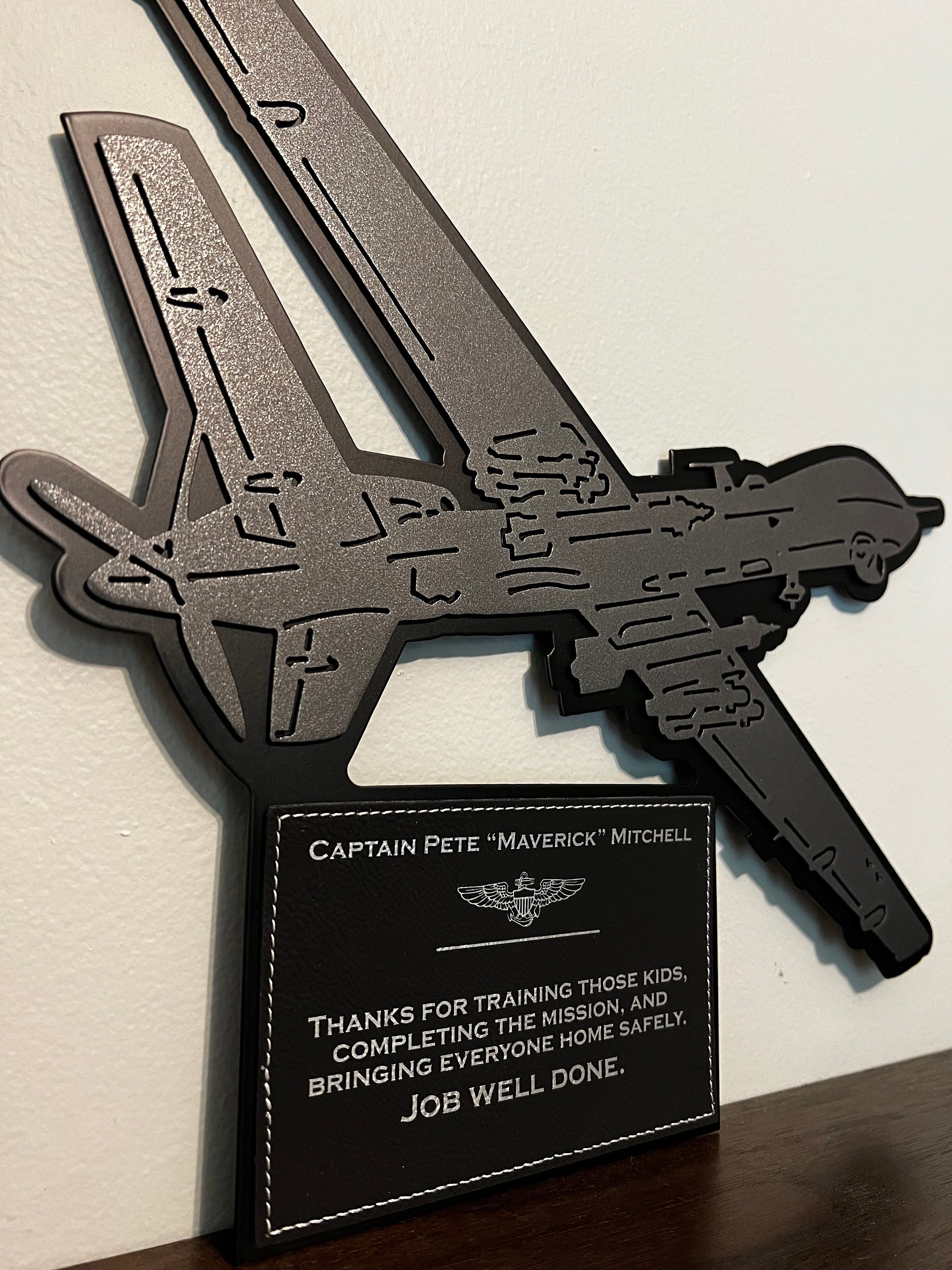 MQ-9 Reaper Custom Award / Plaque/ Wall Art for Going Away or ...