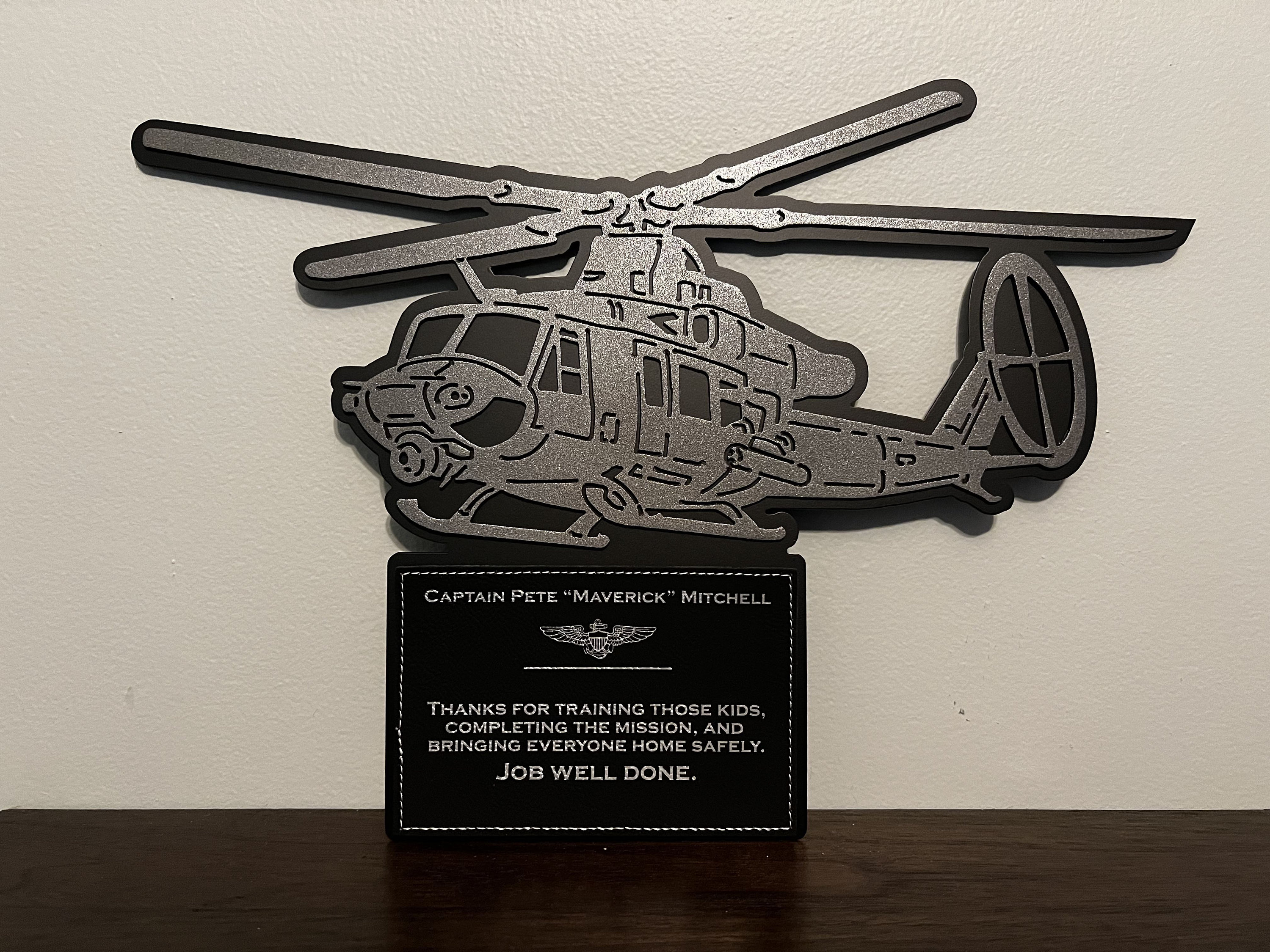 UH-1Y "yankee" Huey Venom USMC Utility Helicopter - Custom Wall Art ...