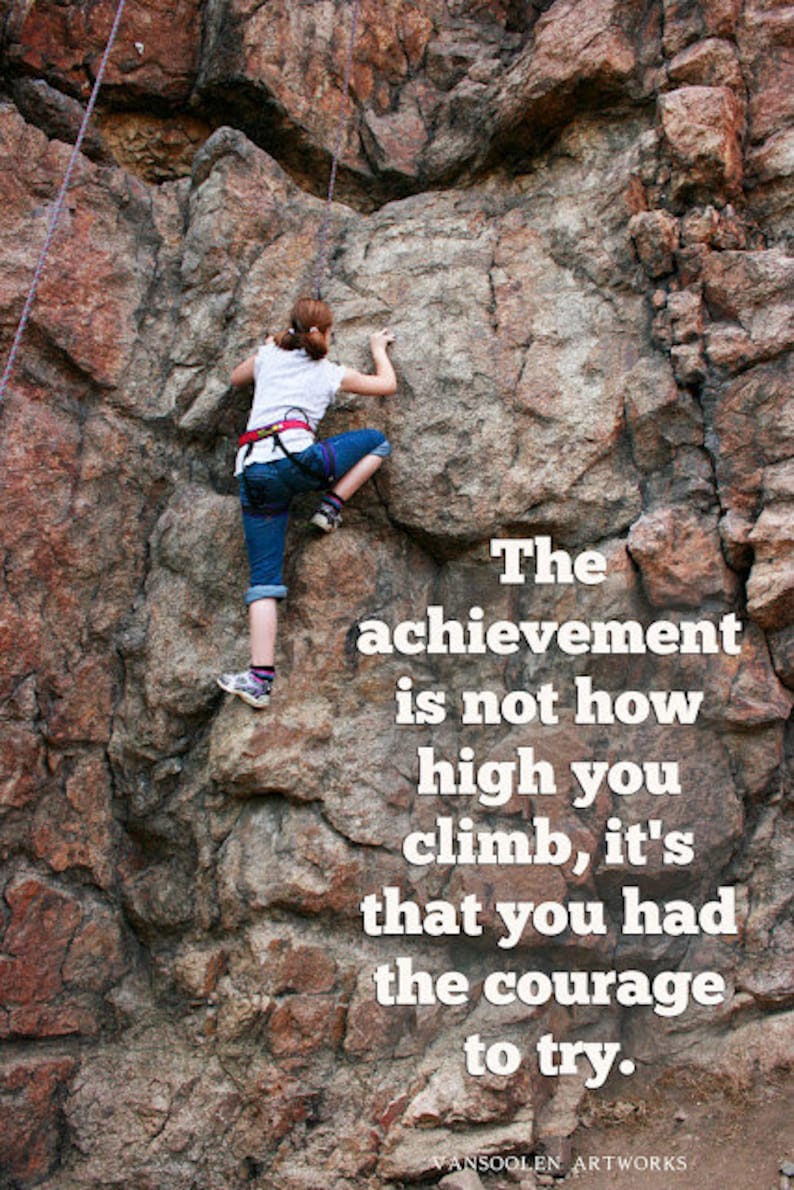 Climbing Poster - Etsy