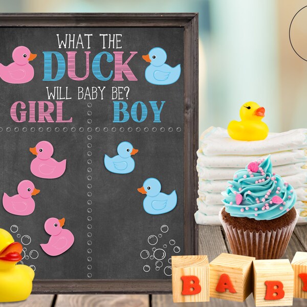 Duck Gender Reveal - Etsy
