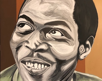 Fela Kuti Premium Poster I Colourful Portrait Art Black Man Art Wall ...