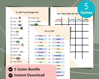 Car I Spy Printable - Etsy