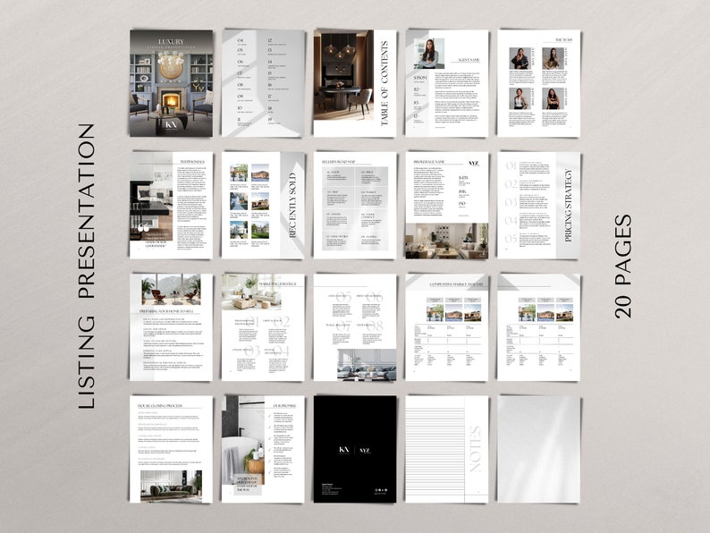 Listing Presentation for Real Estate Seller Marketing Plan for Realtors ...