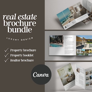 Brochure Template Real Estate Bundle Luxury Property Brochure Template ...