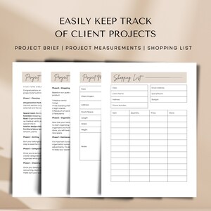 Professional Home Organizer Business Forms Declutter Checklist Services ...