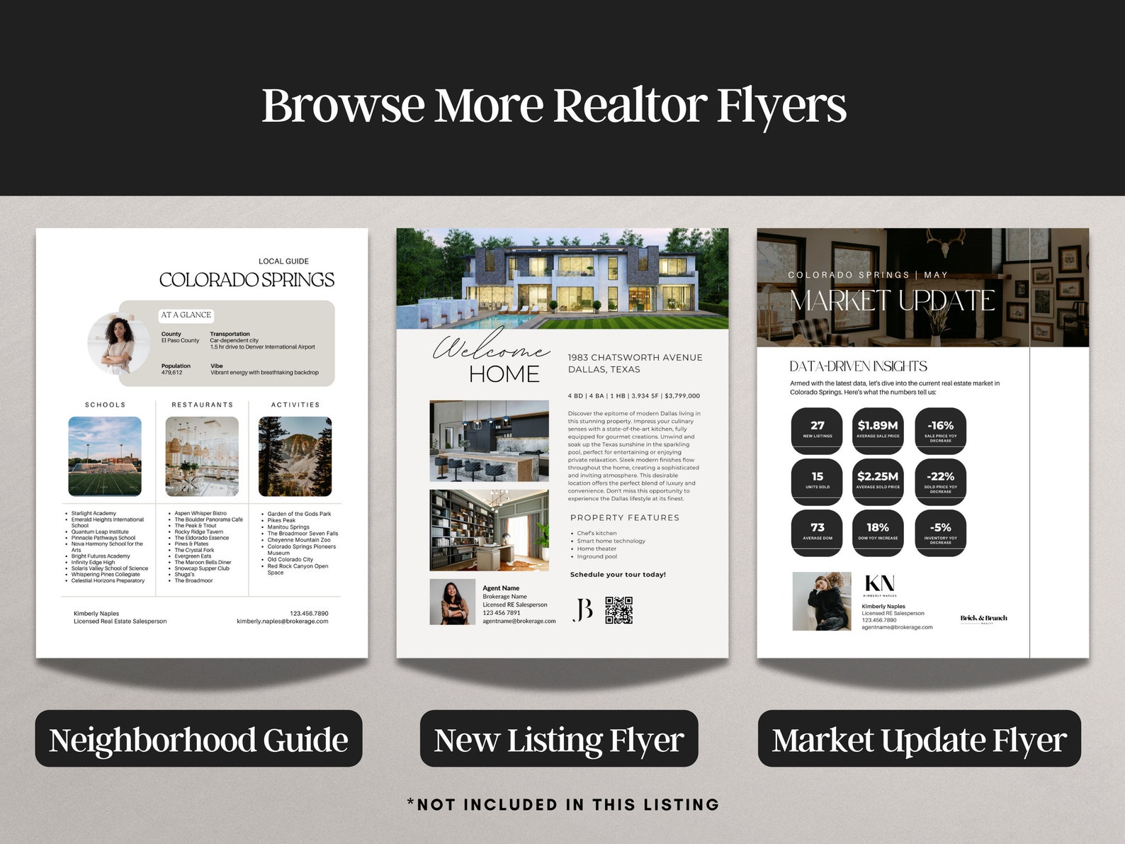 Multiple Listing Flyer Template Home for Sale Flyer Just Listed Real ...
