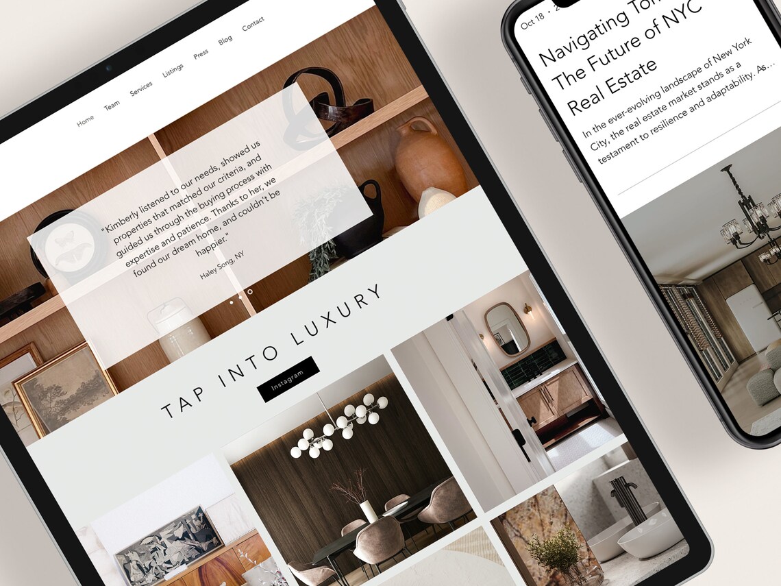 Realtor Website Template Wix Website Template Wix Real Estate Website ...