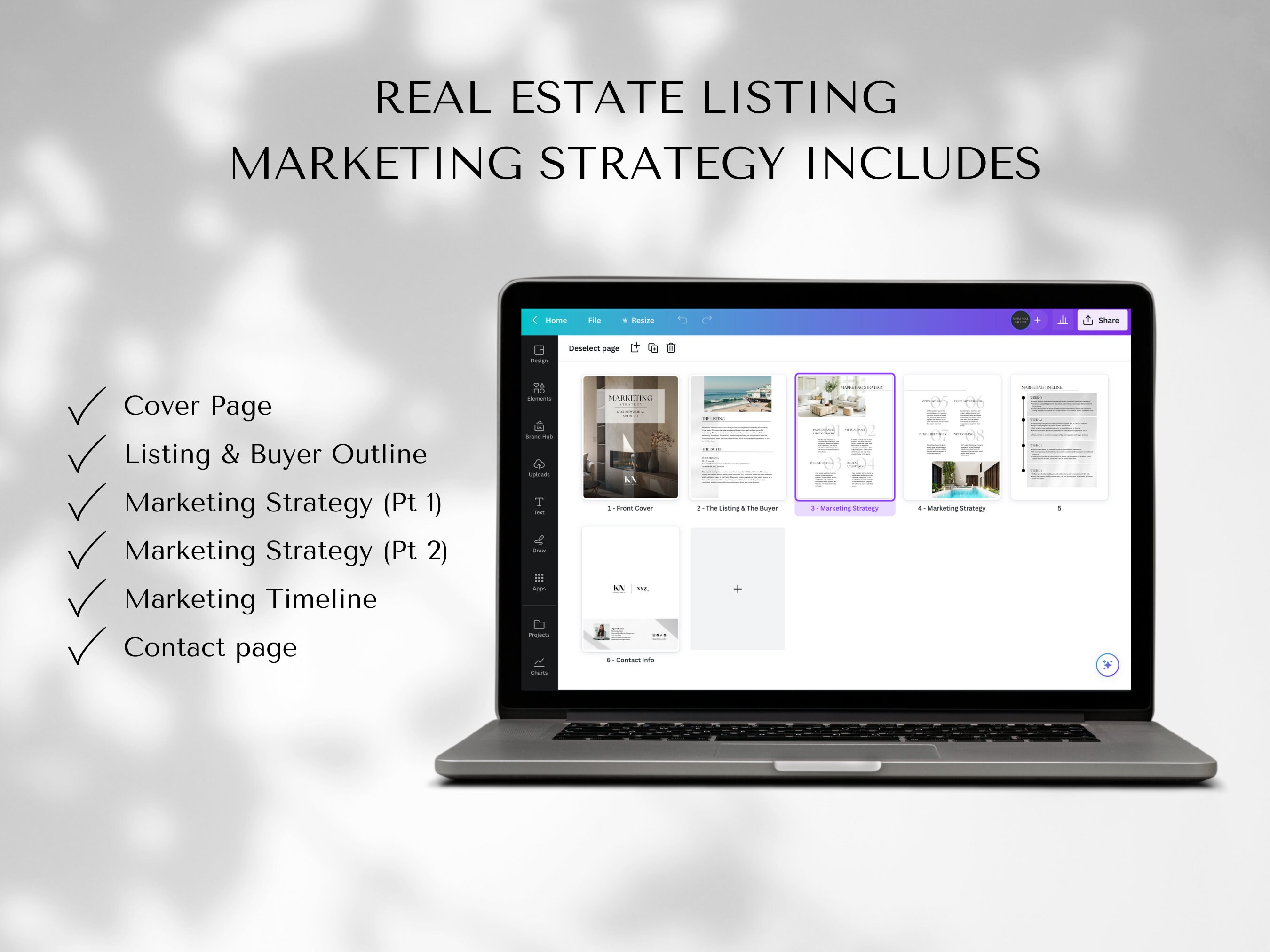 Real Estate Marketing Plan Book Marketing Plan Realtor Listing ...