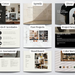 Interior Design FF&E Schedule Design Project Plan Template Business ...