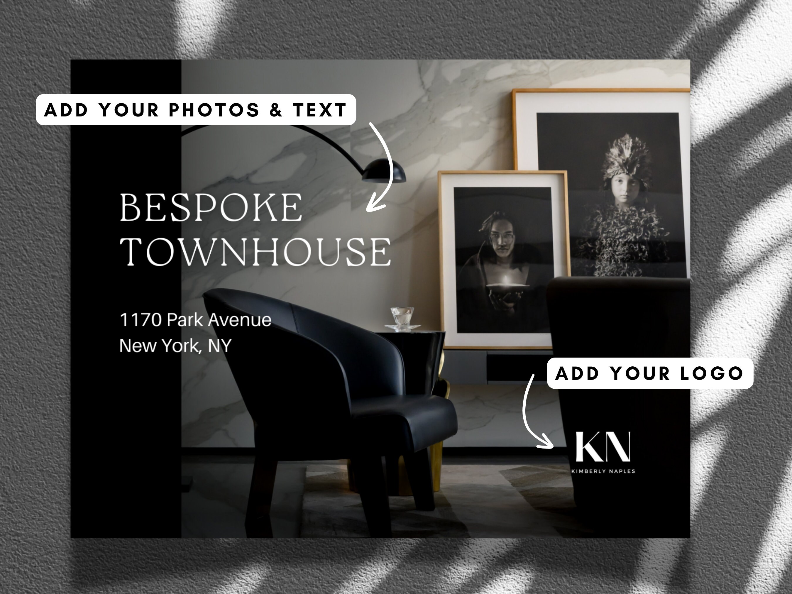 Just Listed Post Card Luxury Real Estate Postcard Template New Listing ...