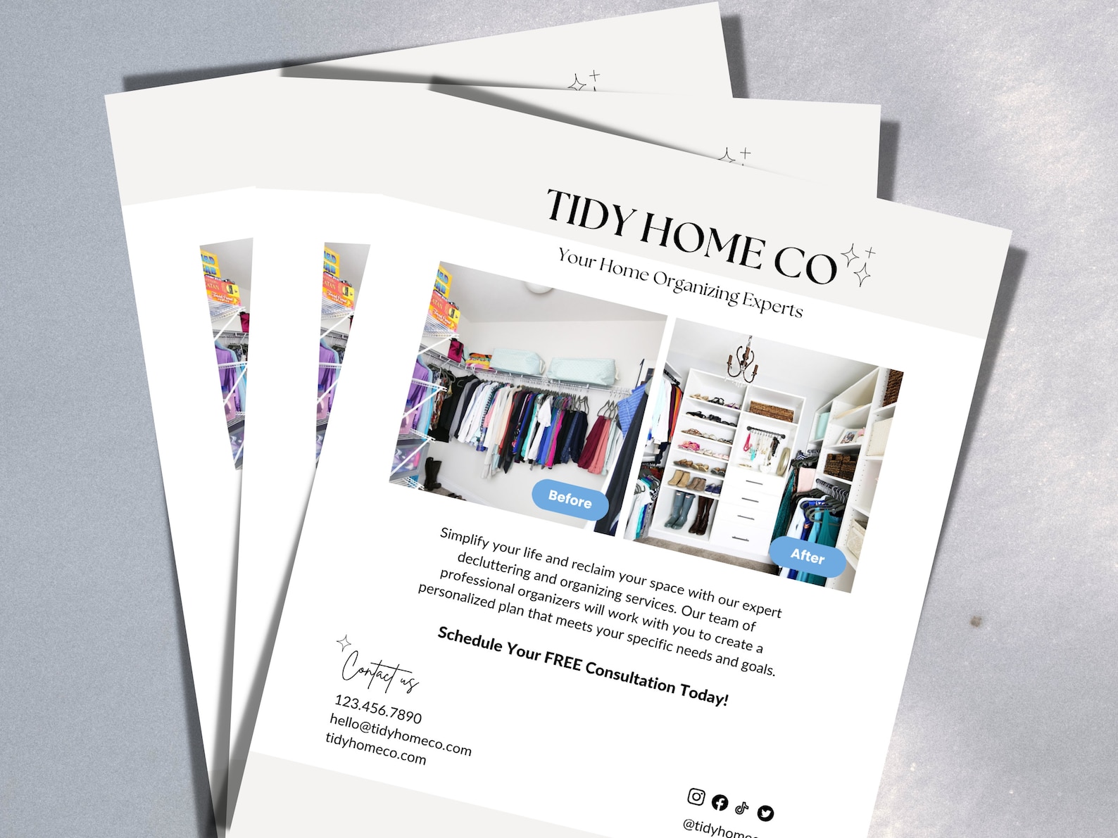 Home Organizer Flyer Professional Organizer Flyer Professional ...